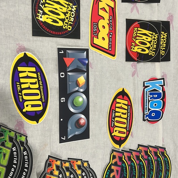 kroq | Other | Sticker Kroq Lot New Unused | Poshmark